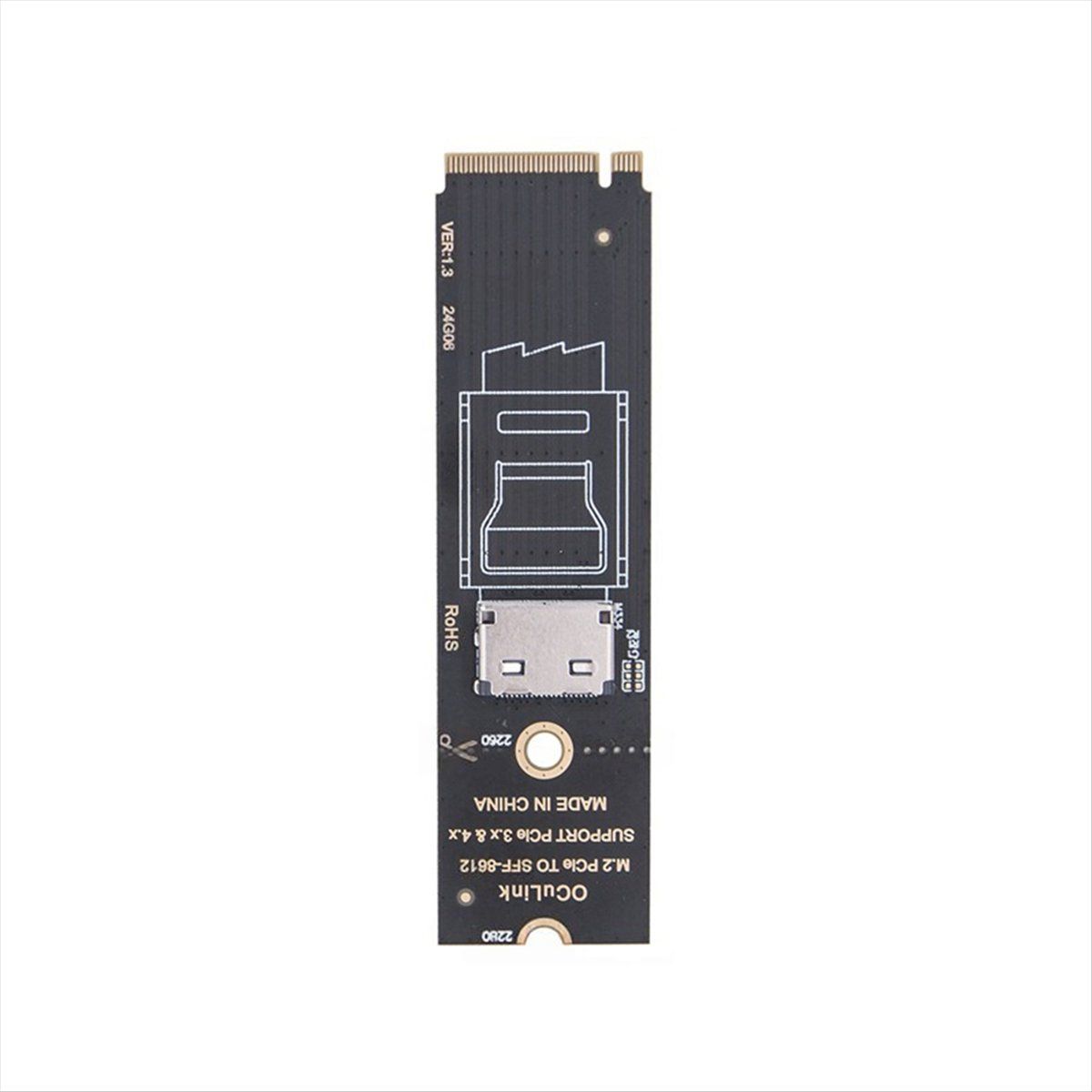 Карта-адаптер NVME M.2 - OCulink PCIe SFF-8611/SFF-8612 A