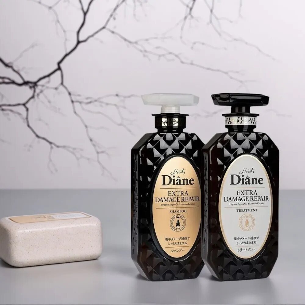 Moist Diane Косметический набор для волос Repair, шампунь и бальзам-маска 450 мл