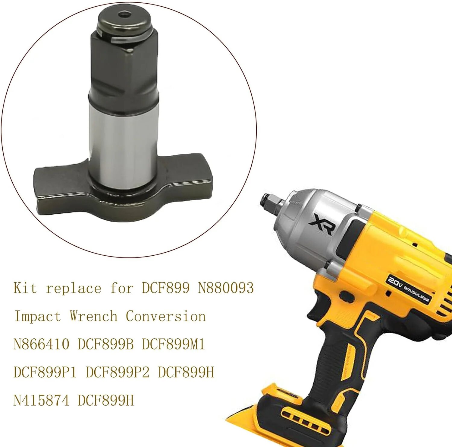 Комплект деталей для ремонта ударного гайковерта Dewalt DCF899