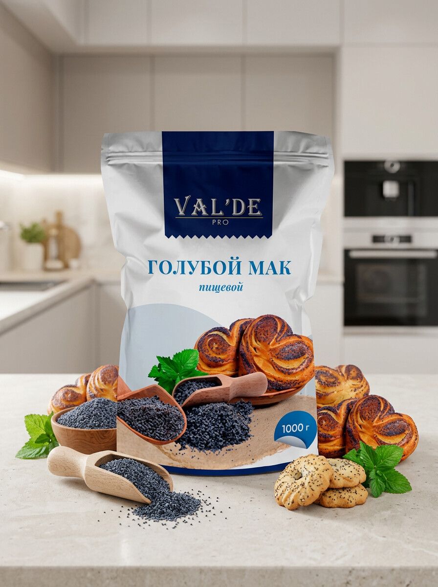 Мак Valdе голубой 1000гр.