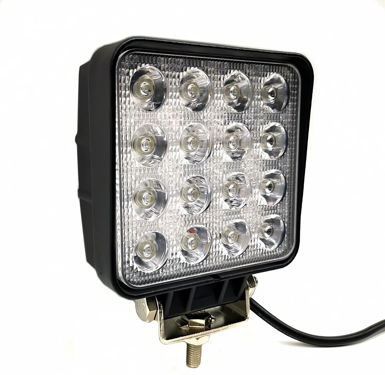 Светодиодная фара Вымпел WL-148CF ближний свет, кв. мет. корп. 16 LED, 48W/ 5200