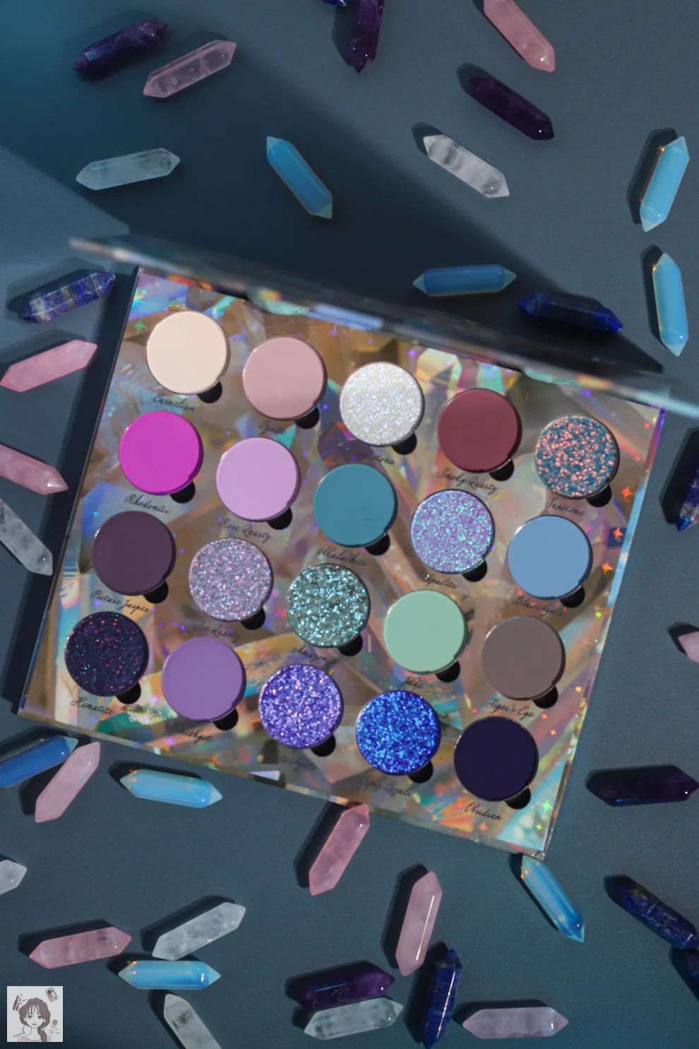 Тени для век bellabeautebar - Crystallize