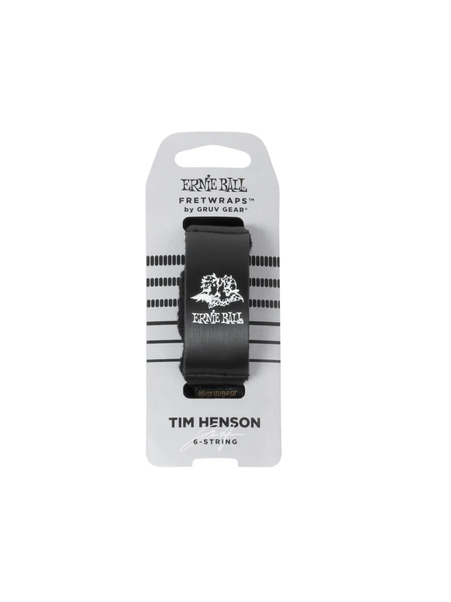 ERNIE BALL 9628 - демпфер гитарный Tim Henson, короткий, для 4-стр бас-гитары, 6 стр гитары, укулеле