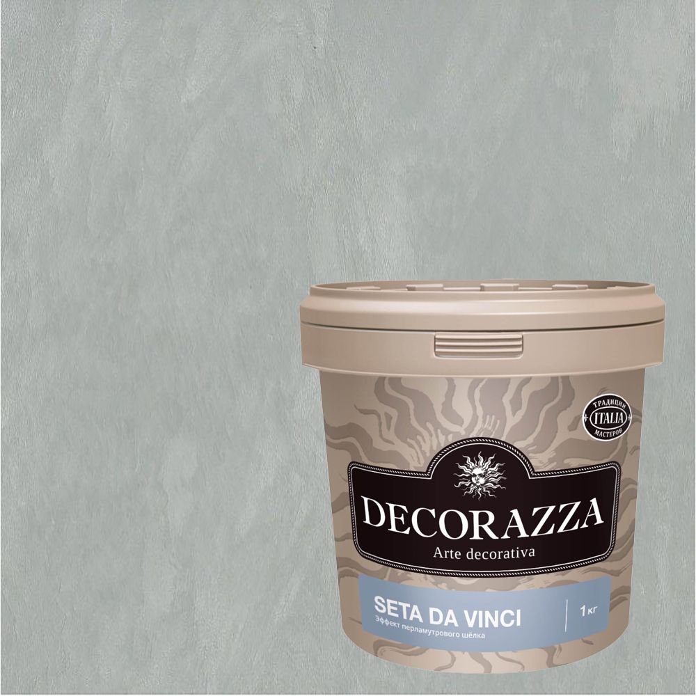 Декоративная штукатурка с эффектом перламутрового шёлка Decorazza Seta Da Vinci (1кг) SD 11-50
