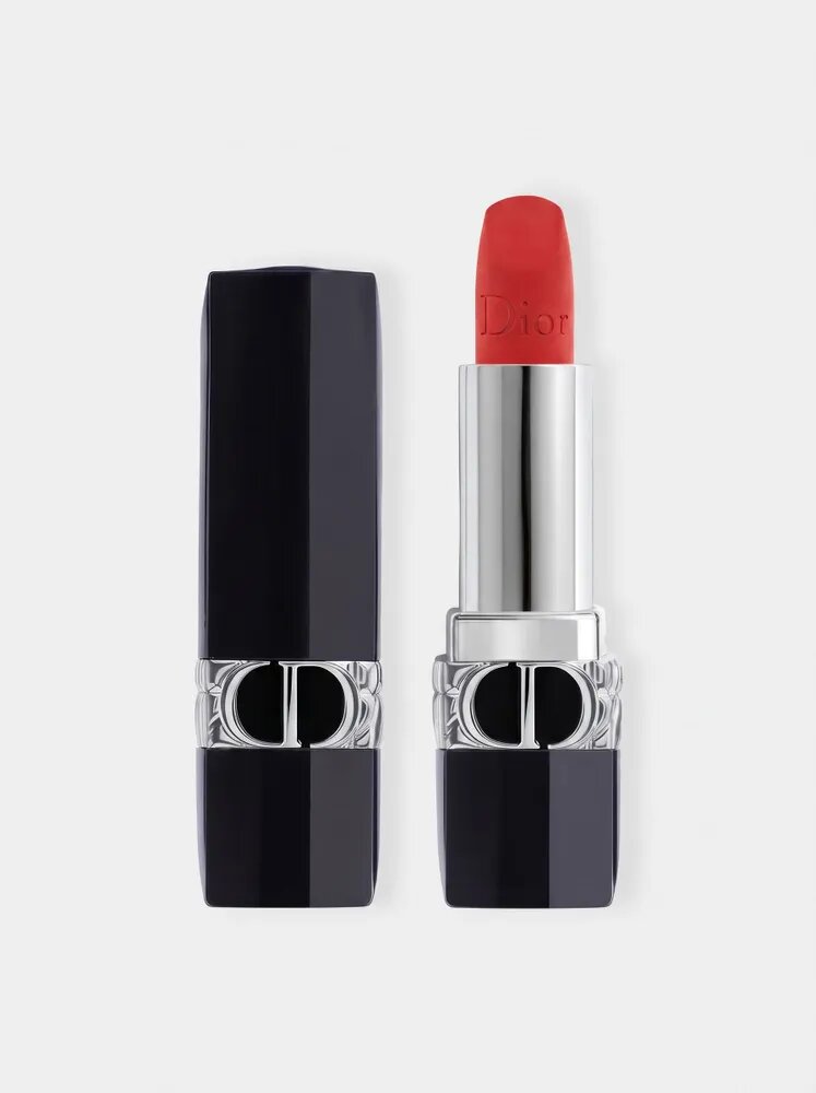 Бальзам для губ с матовым финишем DIOR 999 Rouge Dior Matte Balm