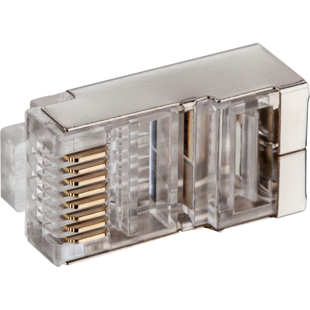 Экранированный коннектор RJ-45 8p8c Retic cat. 6, 100шт. CN-8P8C-C6-SH-TWCS/100