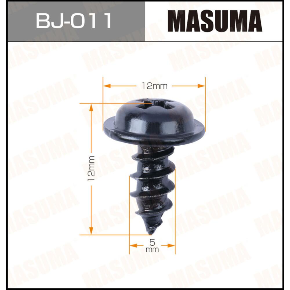 MASUMA BJ-011 Саморез 5x12мм, набор 15шт