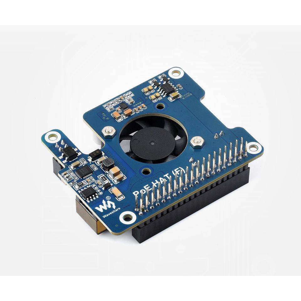 Плата Power Over Ethernet HAT (F) для Raspberry Pi 5