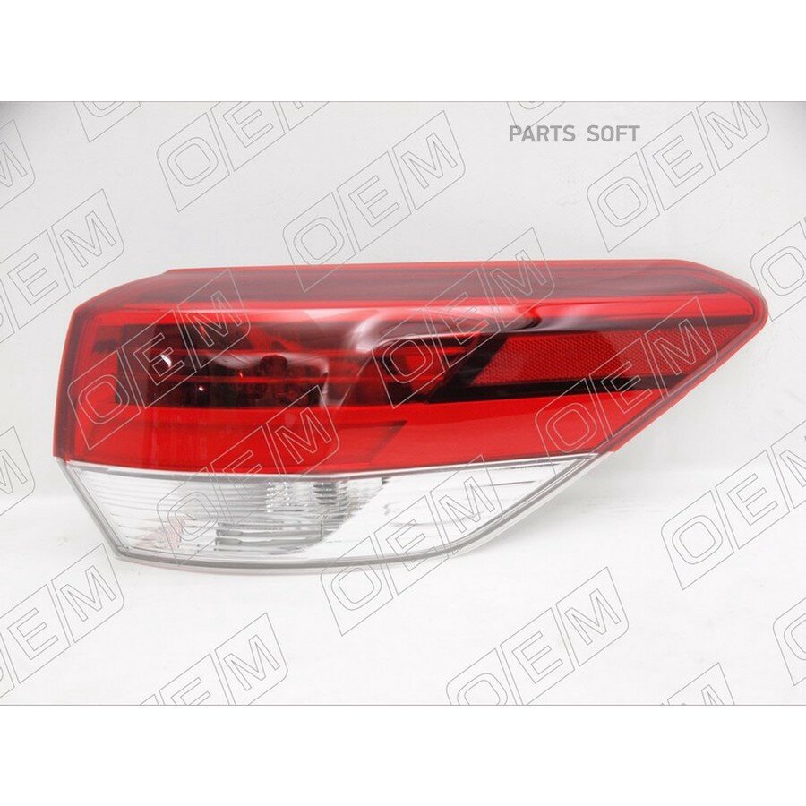 Фонарь правый внешний Toyota Highlander 3 U50 2016 от официального дистрибьютора, OEM, артикул OEM0414FONR