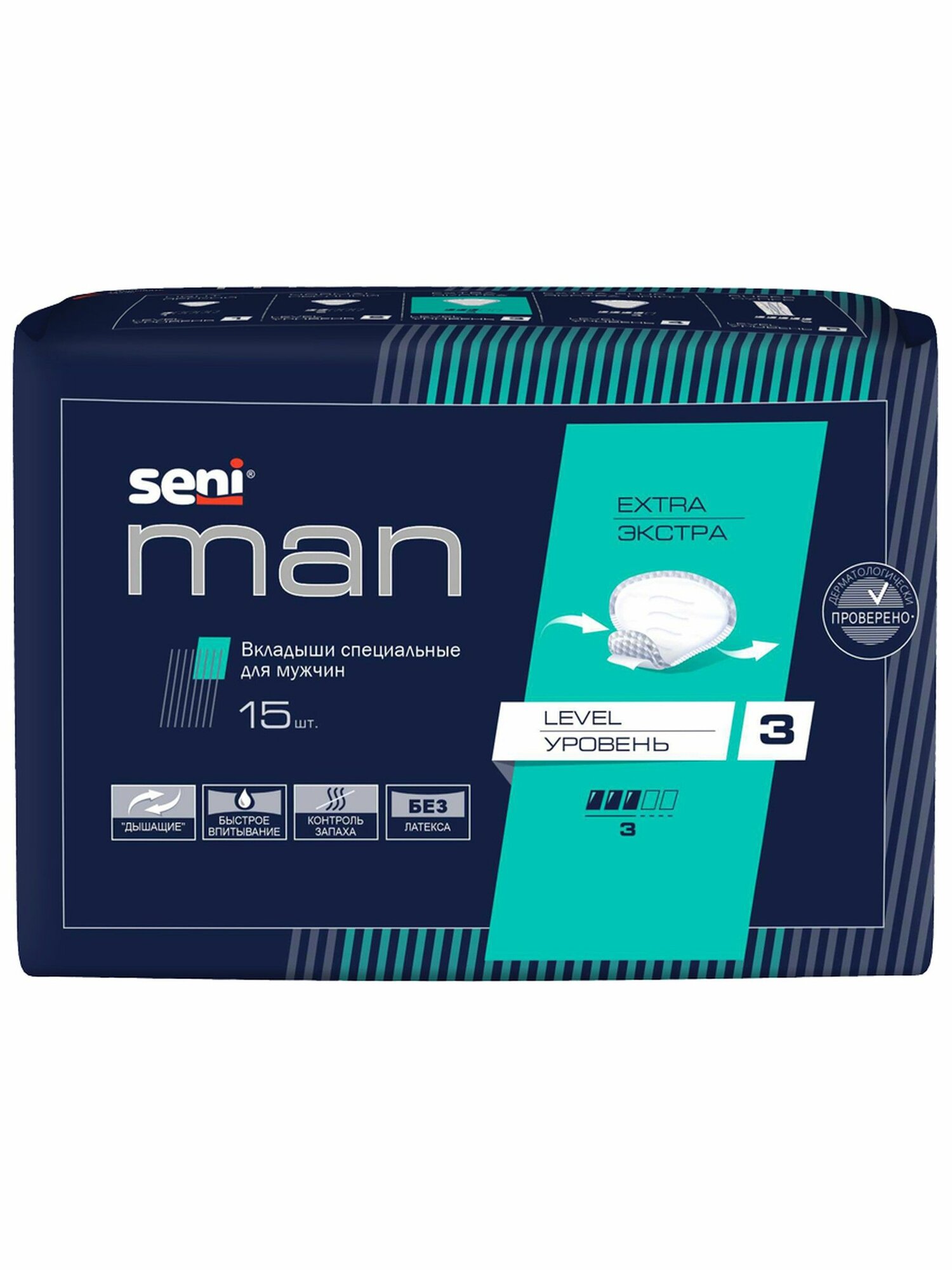 Seni man вкладыши специальные для мужчин экстра уровень 3 n15
