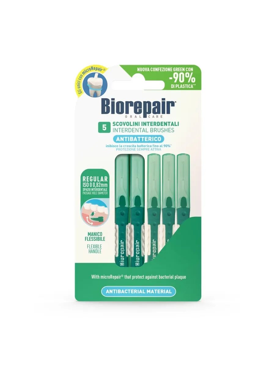 #Biorepair ершики межзубные цилиндричеcкие 0,82 мм 5 шт.#
