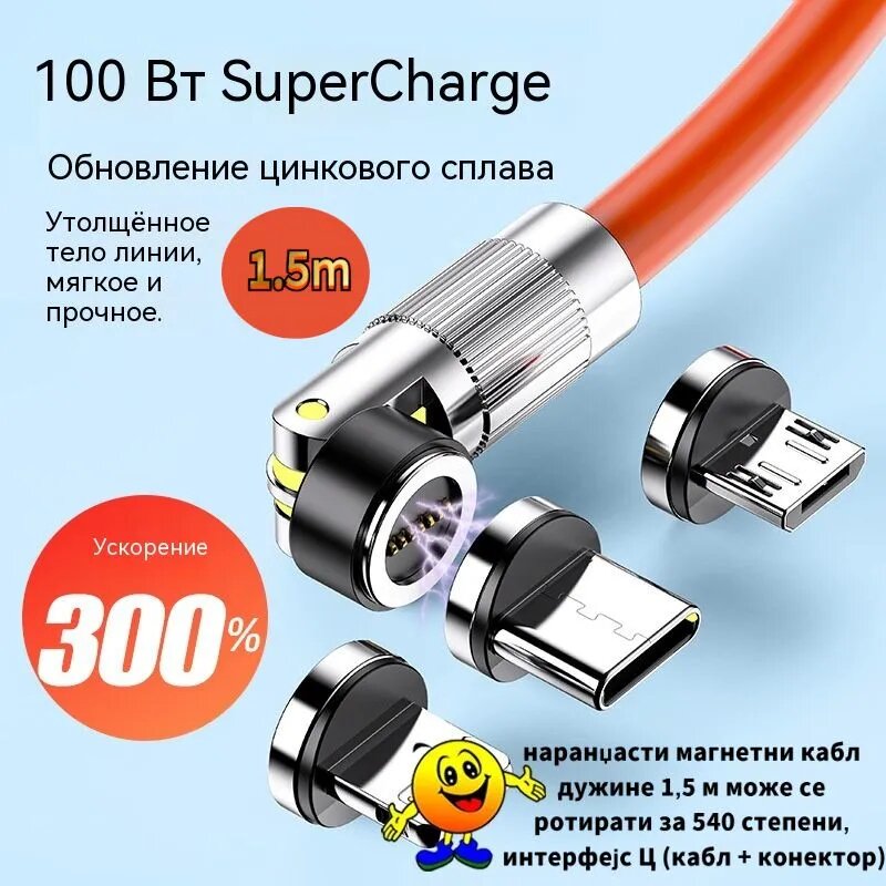 Кабель для мобильных устройств USB Type-C/USB Type-C, серый