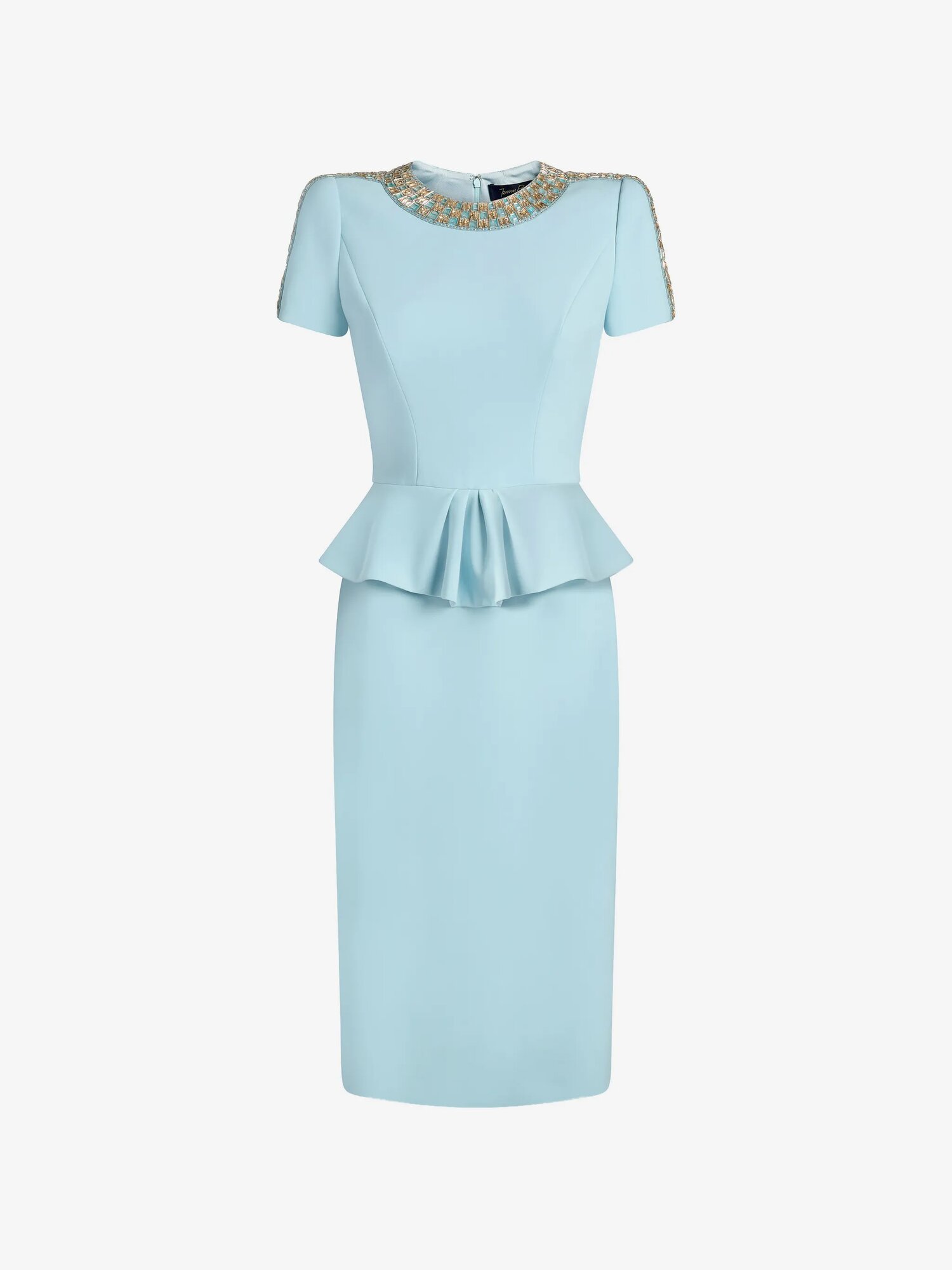 Платье Jenny Packham Dubois, размер 6, синий