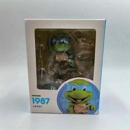 Фигурка Teenage Mutant Ninja Turtles Donatello, коллекционная модель PVC, серия 1984, сменный дизайн головы