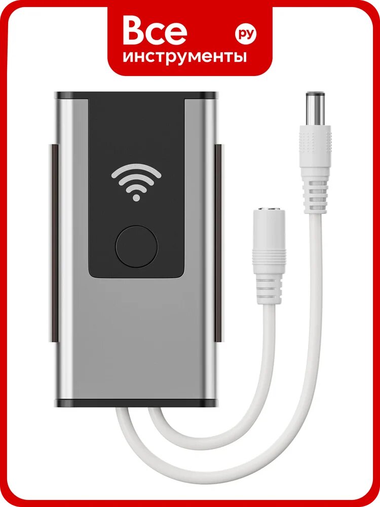 Wi-Fi контроллер Apeyron mono, 12В/24В, 72вт, 59x9x31, 2,4GHz, Bluetooth, Диммер 04-62