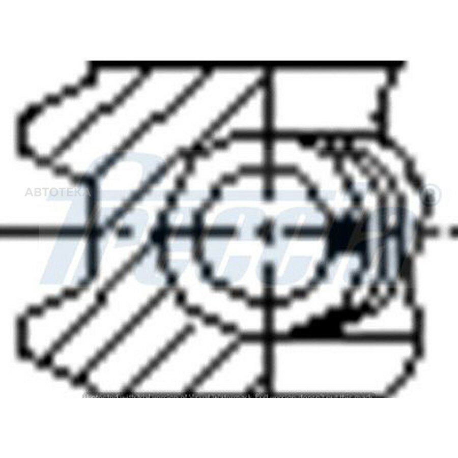 Комплект поршневых колец на 1 цилиндр OPEL STD d79 FRECCIA FR10354000