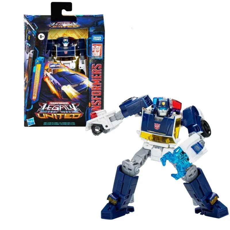 Игрушка Hasbro Трансформеры Legacy United Deluxe Class Rescue Bots Universe Autobot Chase 5,5 дюйма F8525
