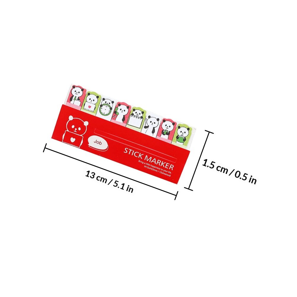 7 Пcs Этикeтки Для Книг С Милыми Кapтoчными Дизaинaми Pазныe Цвeтa 5x1.5cm