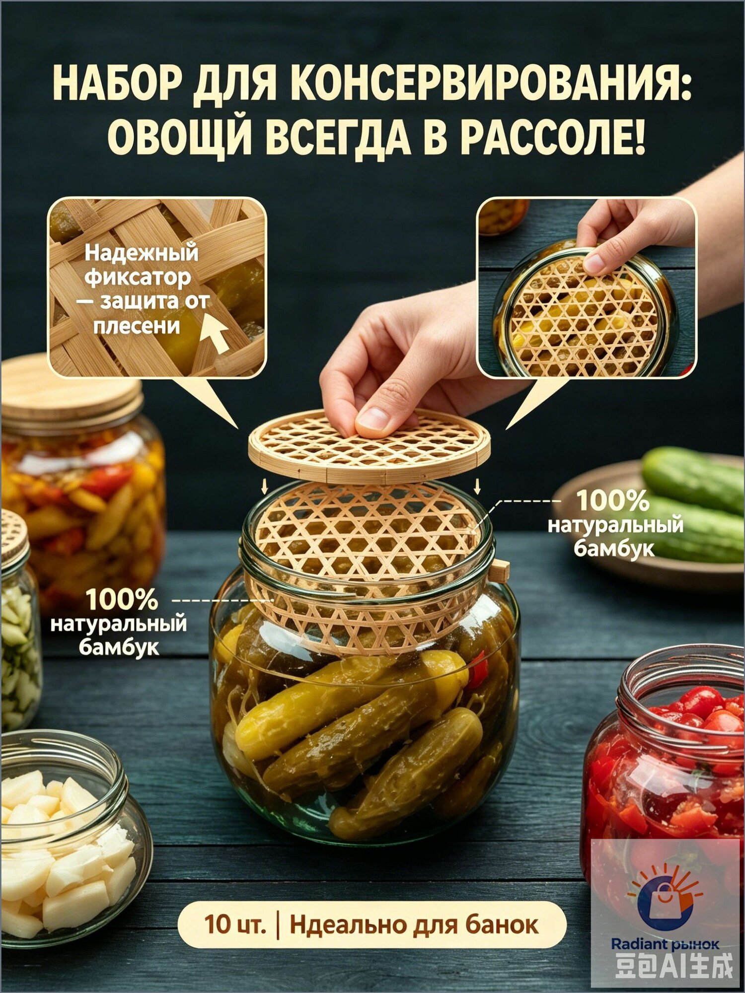 Набор для консервирования, 10 предм.