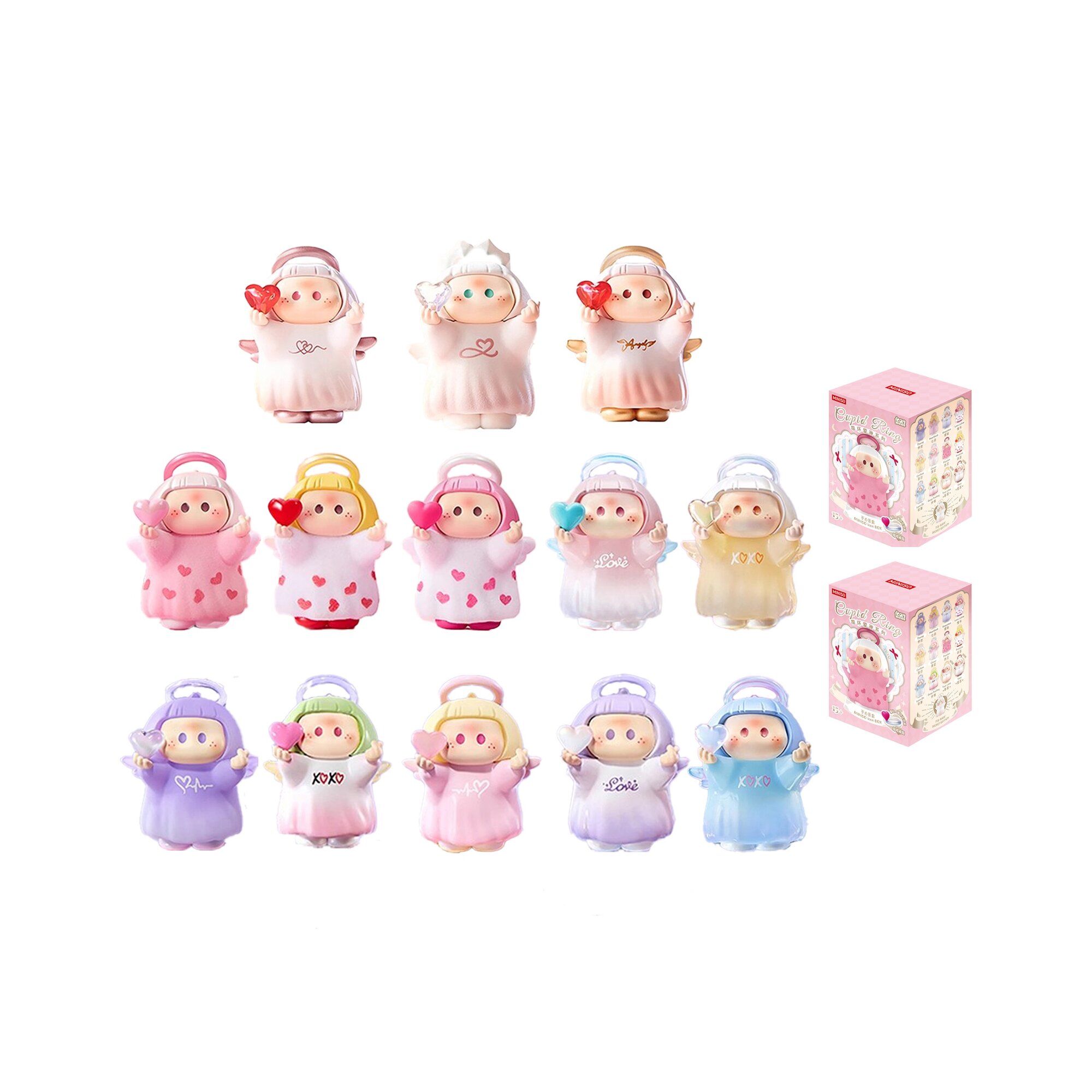 Miniso YOYO ICON Коробка Фигурка Слепые коробки 1 Слепой бокс Целая коробка 10 шт