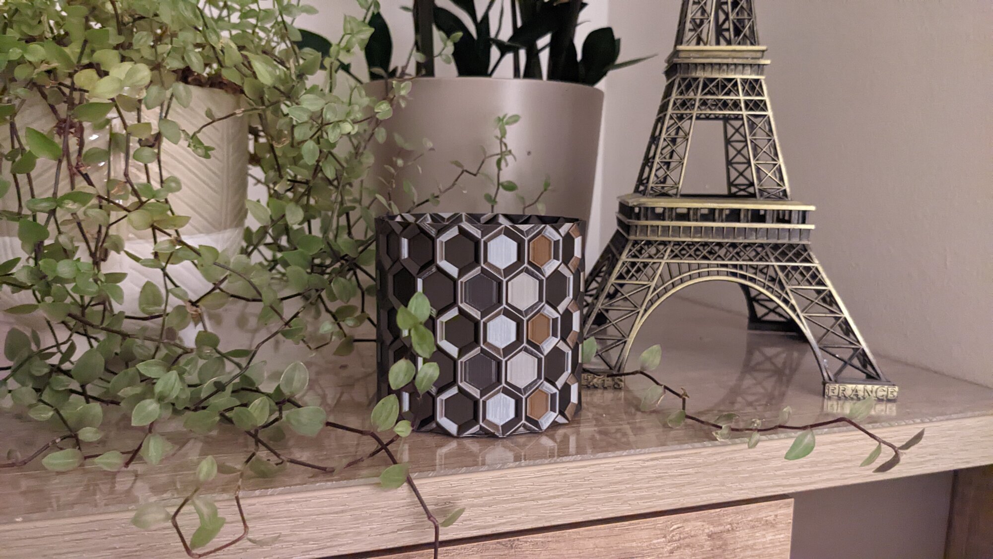 Ваза декоративная дизайнерская, 3D-печать, 3DOPRU арт. VASE-PR-289927