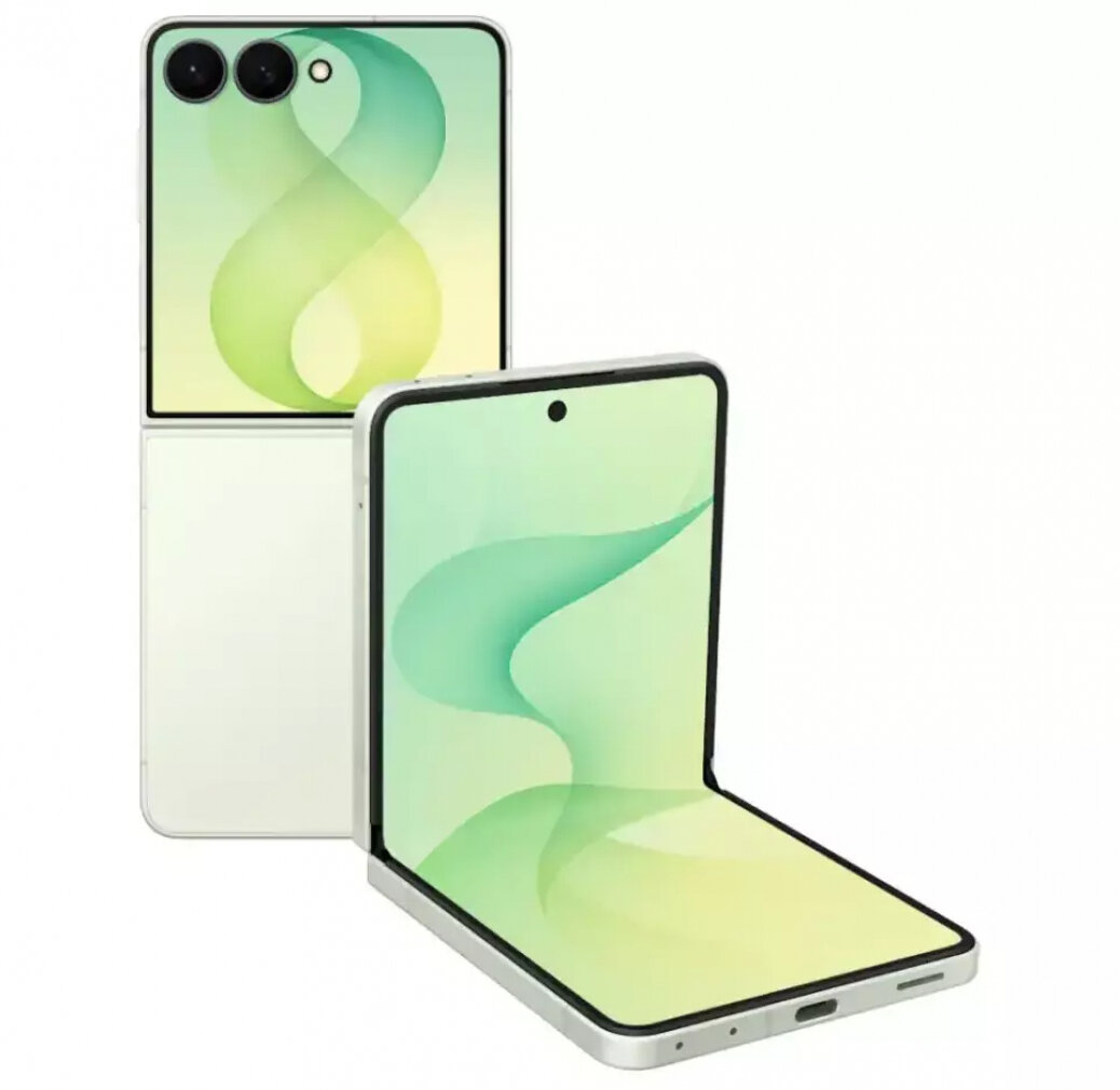 Смартфон Samsung Galaxy Z Flip 8, Nano SIM+eSIM, 12/256Gb, Mint (Зеленый)