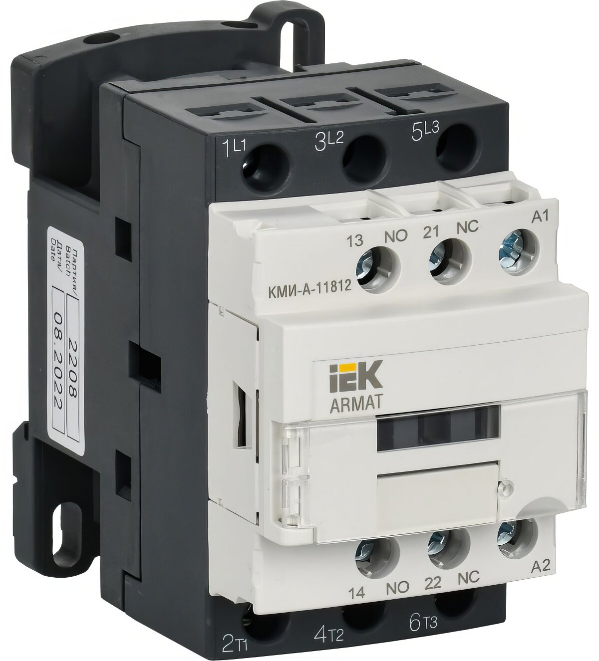 Контактор IEK Armat кми-а-11812 lc1d 18а 230в/ас3 1но/1нз AR-ACC-11-018-230-11