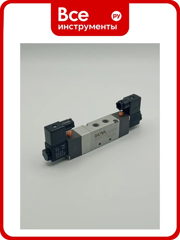 Пневмораспределитель Контактная Механика 5/3, G1/4, 220 VAC KRV5332E-08E2