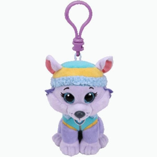Мягкая игрушка Ty Beanie Babies Щенячий патруль Эверест, подвеска, 8,5 см, белый