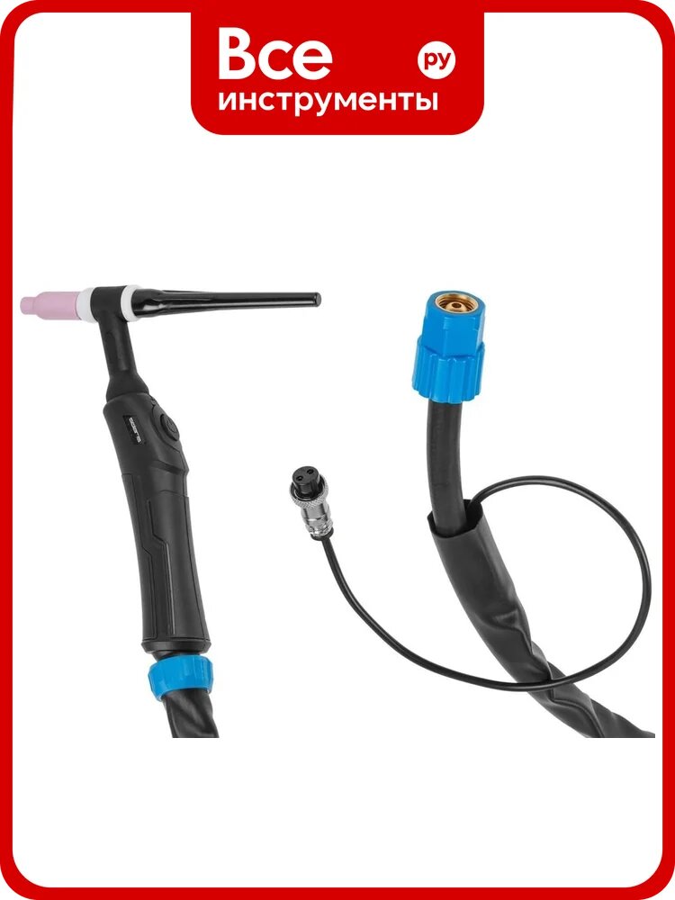 Горелка сварочная TIG WGT-26 4 м 160 А, SOLARIS SL5715-5