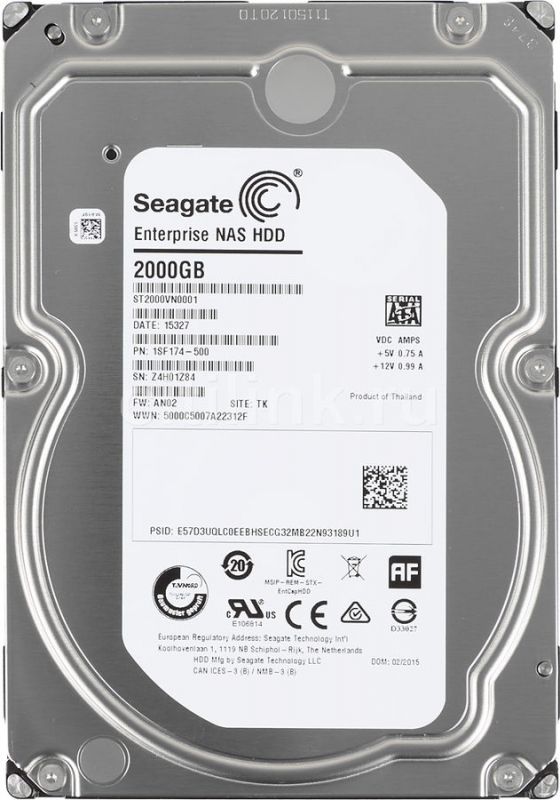 2 ТБ Жесткий диск Seagate 7200 Enterprise NAS ST2000VN0001