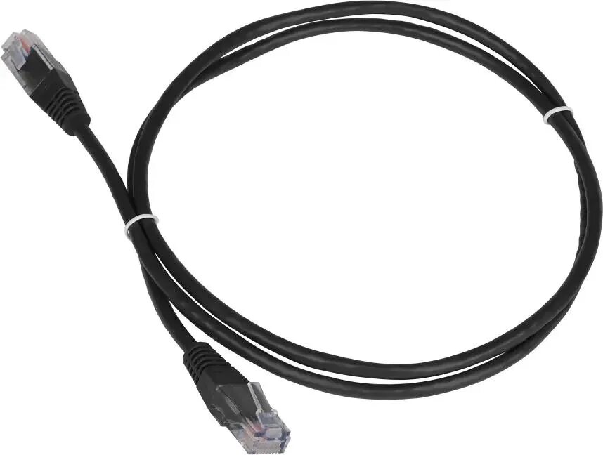 Патч-корд LanMaster вилка RJ-45, вилка RJ-45, кат.5E, ПВХ, 7м, черный