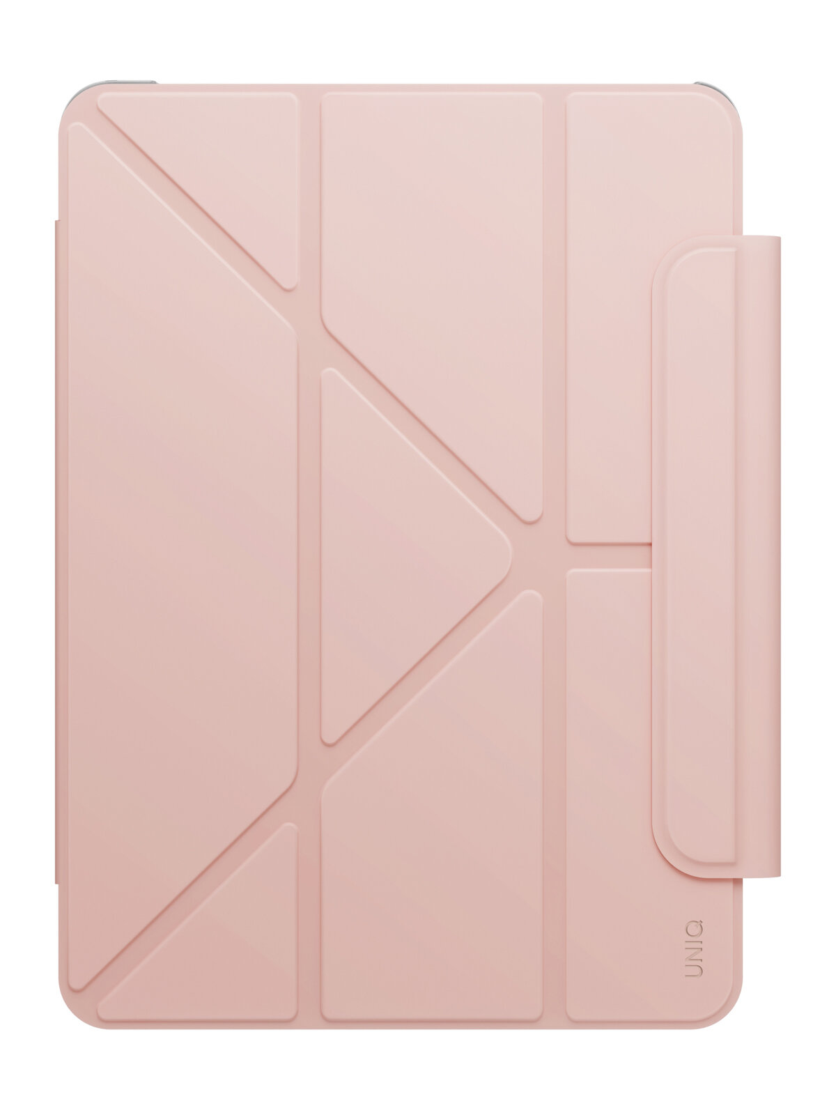 Чехол Uniq для iPad 11 (2025)/iPad10 (2022), Camden Lite со съемным карманом для стилуса, на магните, розовый