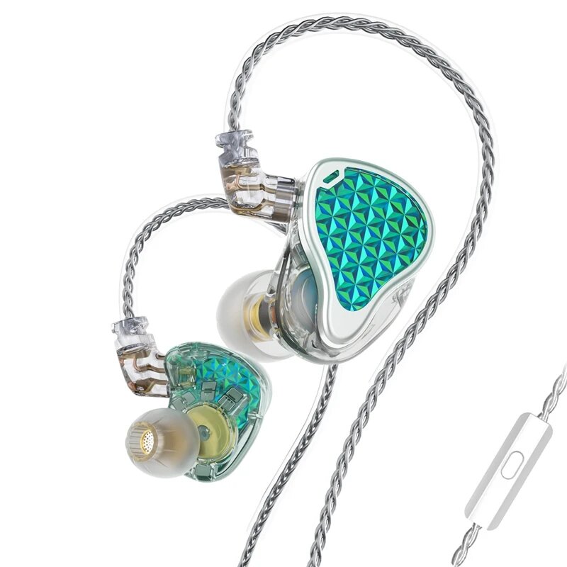 Наушники KZ ZAS Pro Silver Mic