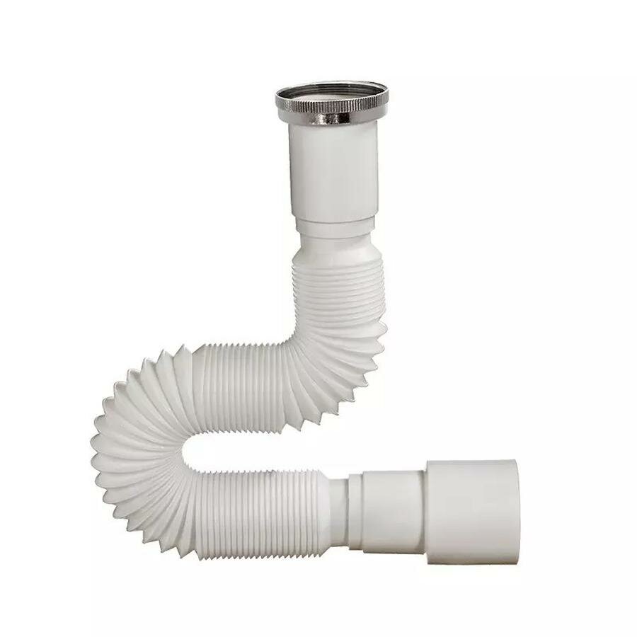 Гибкая труба 1 1/2"х40/50, с латун. гайкой (хром), 650 мм, ORIO АС-1013М