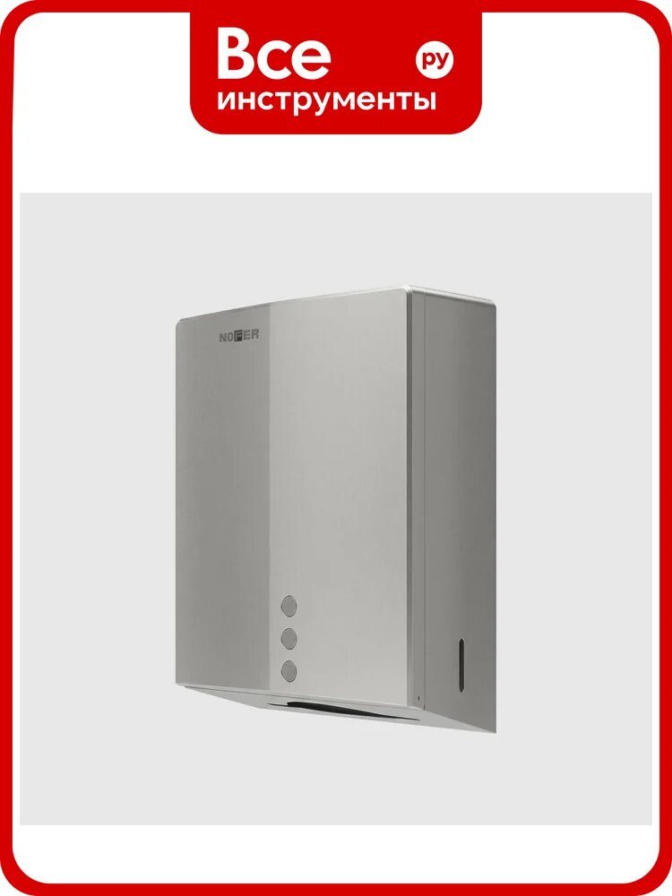 Диспенсер для бумажных полотенец Nofer industrial evo из нержавеющей стали матовый 04046. S