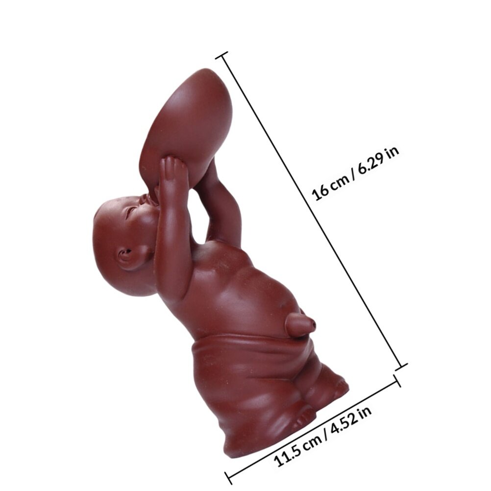 Статуэтка Будды Для Успокоения И Медитации Коричневый 16x11.5x10cm