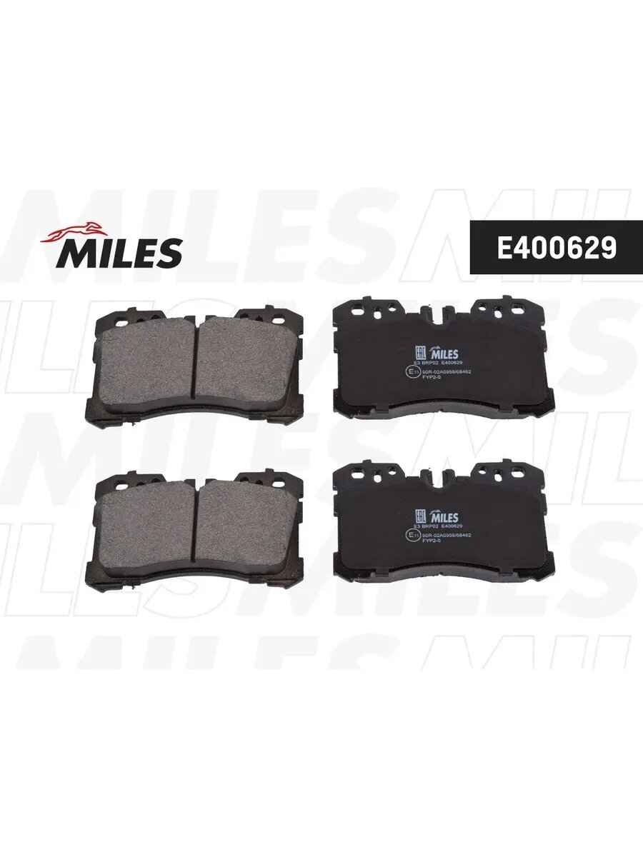 Колодки тормозные для а/м LEXUS LS460 передние, арт. E400629