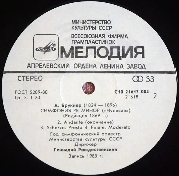 Симфония Ре Минор — фото 1