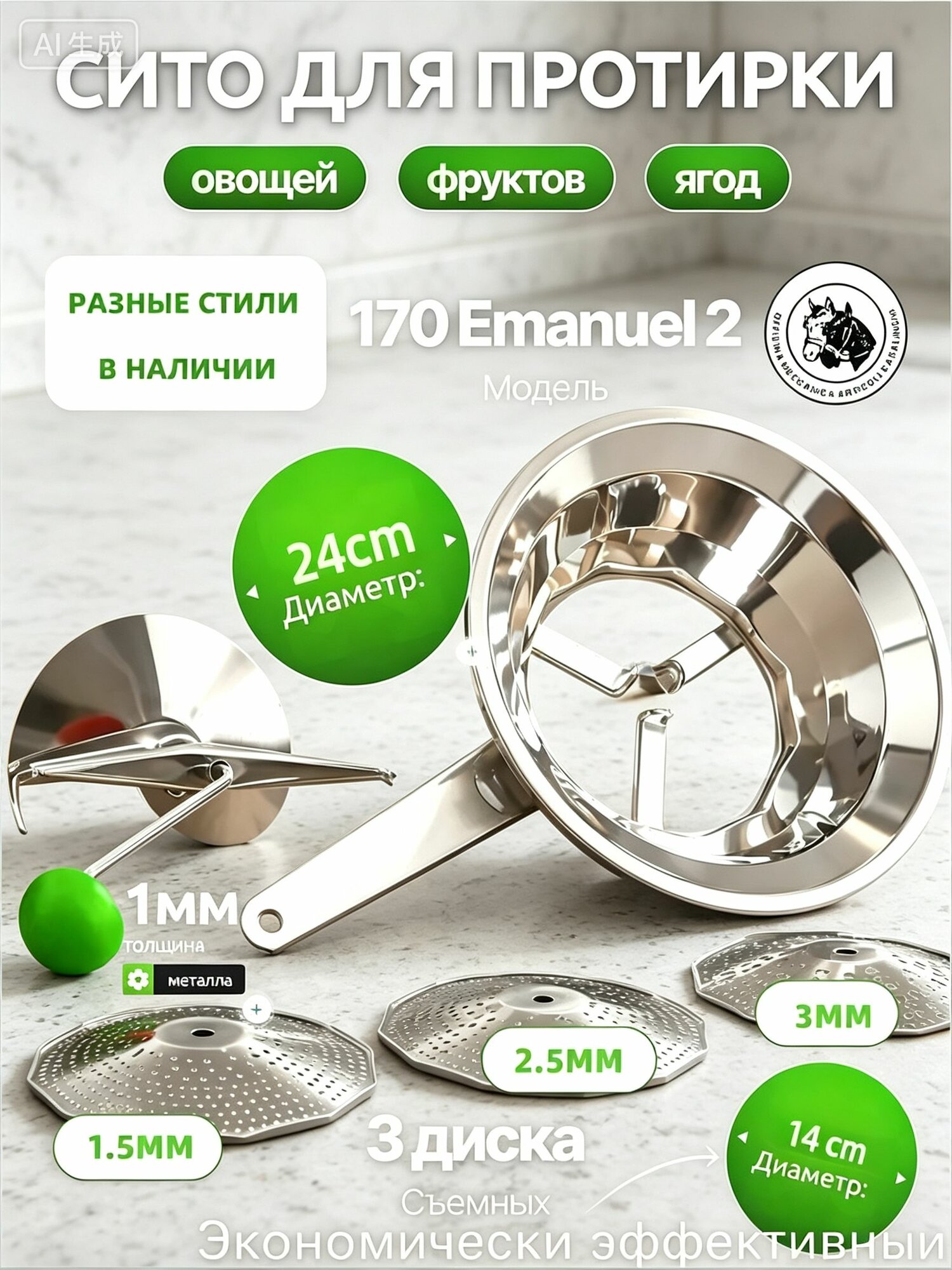 Ahomwon Сито, диаметр 24 см, 1 предм.