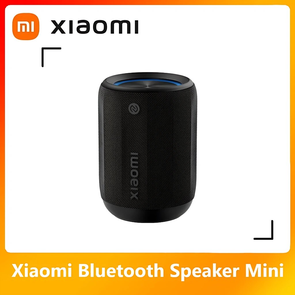 Xiaomi Bluetooth Speaker Mini, портативная колонка 3 Вт, IP66, черная, Умная колонка