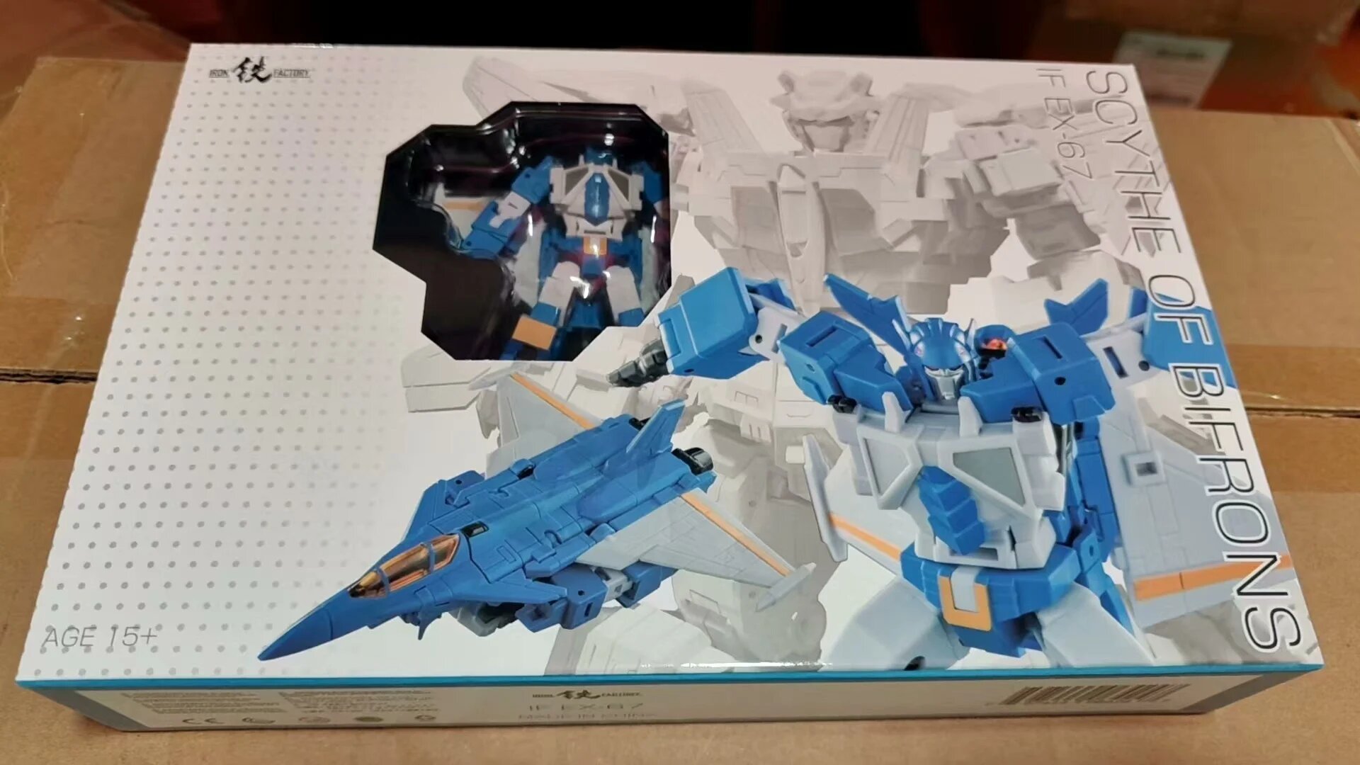 В наличии: Трансформируемые игрушки, оригинальный продукт Iron Factory IF EX-67 EX67 Blue Bat, Liokaiser Combiner, маломасштабная модель, переиздание.
