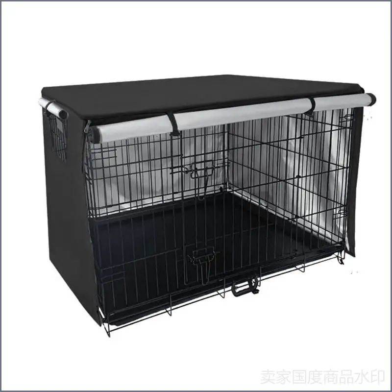 Чехол для кошачьей клетки, Черный - 94x61x63,5 см