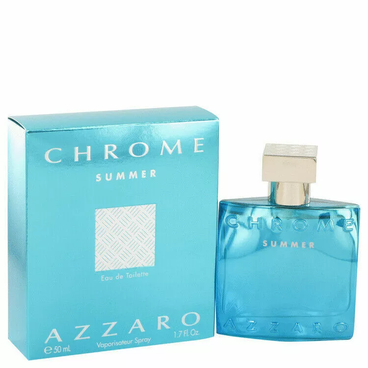 Azzaro Chrome Summer туалетная вода мужская 50 мл - Азаро Хром Саммер летний аромат