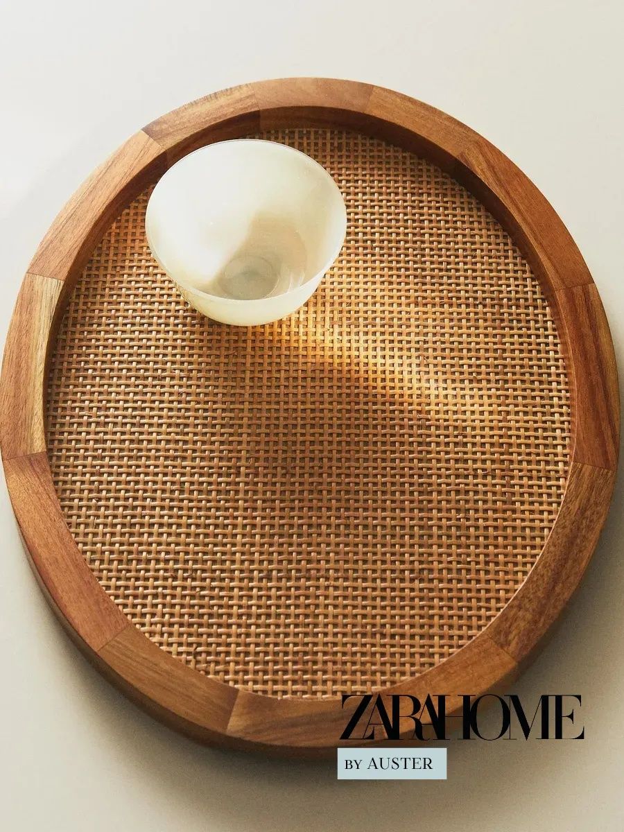 ZARA HOME Поднос, 45 см х 36 см, 1 шт, прямоугольный поднос для подачи и хранения в повседневном использовании