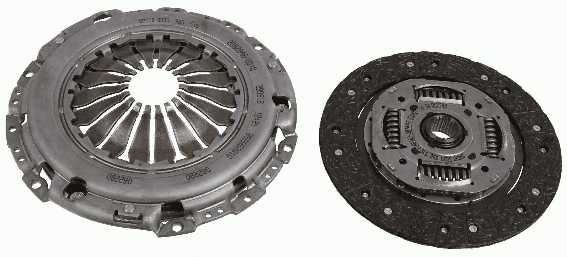 Компл. сцепления Vw Sharan 2.0,1.9Tdi 95-10/Ford Galaxy I (Wgr) 1.9Tdi,2.0,2.3 95-06 228Мм (SACHS 3000950510)