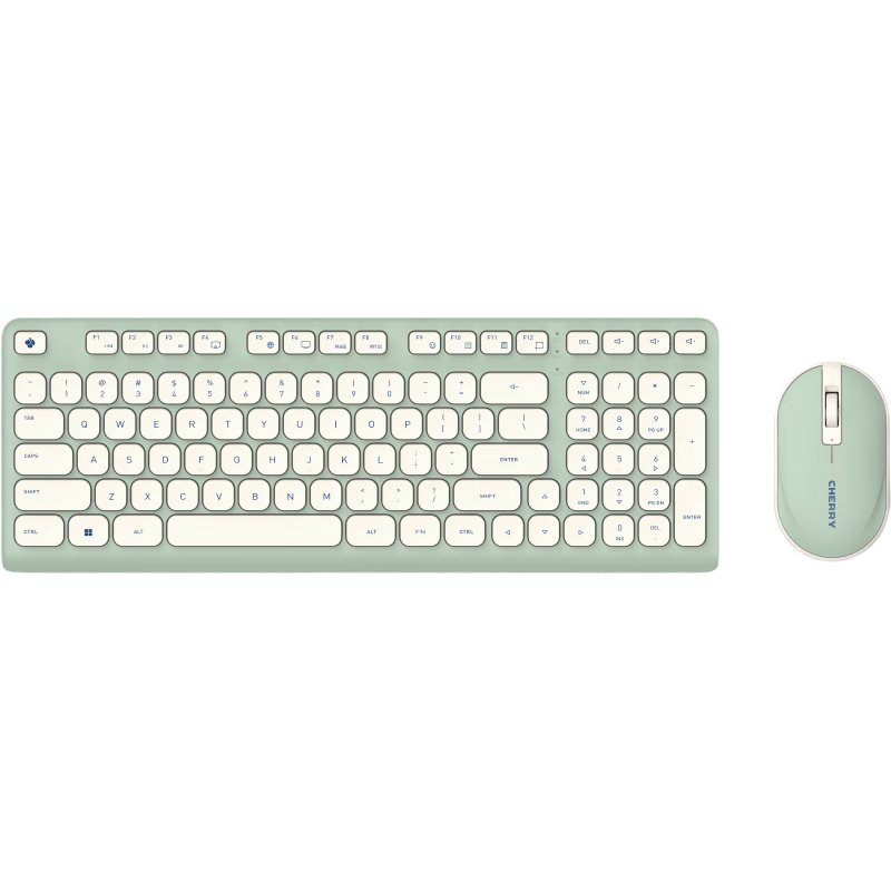 CHERRY DW2380 беспроводной комплект клавиатуры и мыши обновленная версия 98-клавишная тихая мембранная для ноутбука