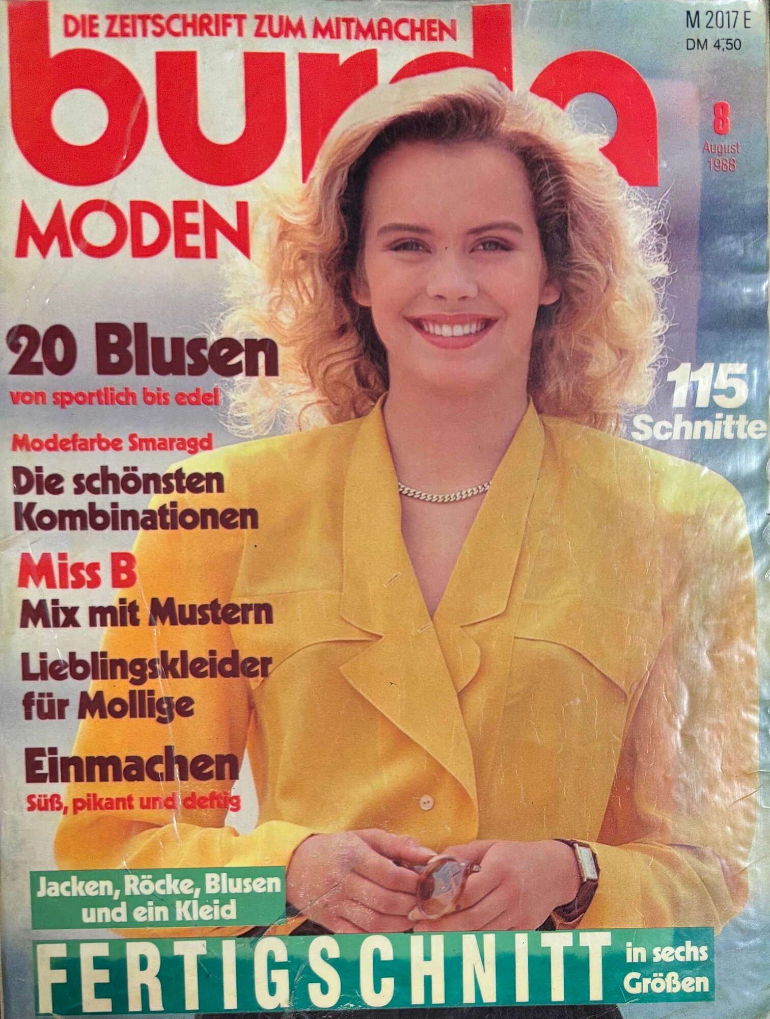 Журнал Бурда (Burda Style) № 4 (8) 1988 год на немецком #72