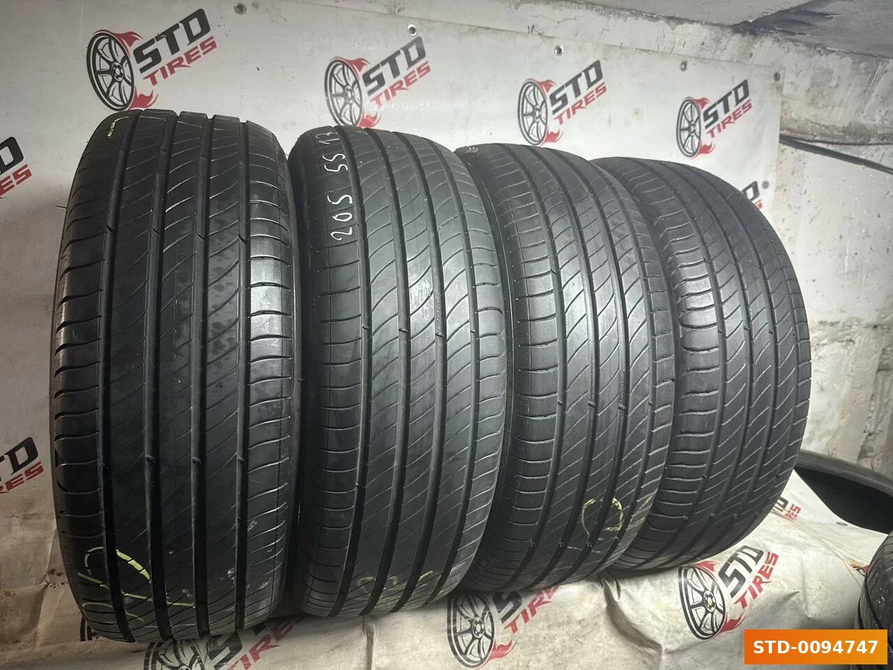 Комплект (2 шт) летних БУ шин Michelin Primacy 4 S1 205/55 R17 15% износ 8279527615