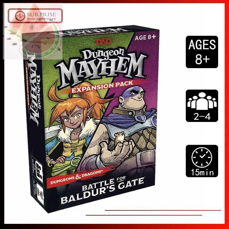 Подземелья и Драконы Dungeon Настольная карточная игра Dungeons&Dragons Dungeon Mayhem Игра Новая версия игры